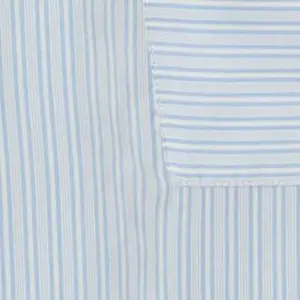Burberry Silk Poplin Striped Shirt - Blue