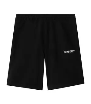 Burberry Cotton Logo Slim Shorts