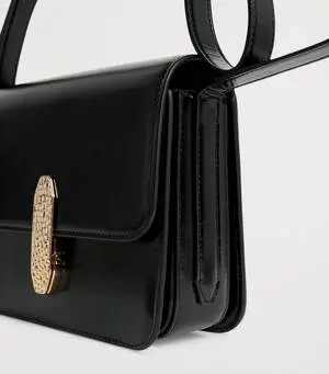 Brioni Leather Flap Cross-body Bag