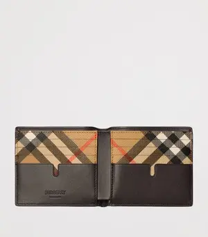 Burberry Leather Ekd Bifold Wallet