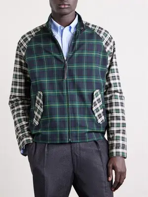 Golden Bear The Beachmont Checked Cotton Bomber Jacket
