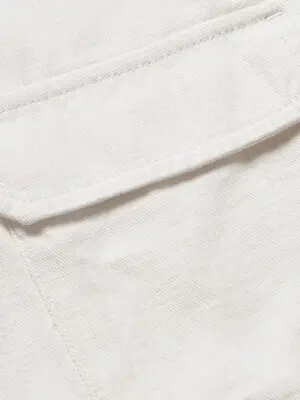 FRAME Cotton-twill Overshirt - Neutrals