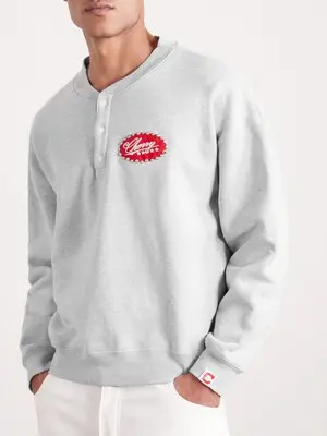 CHERRY LOS ANGELES Five Star Studded Logo-embroidered Cotton-blend Sweater