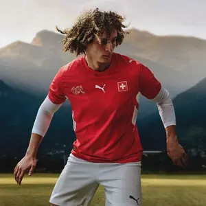 PUMA Switzerland Home Soccer Jersey - Red