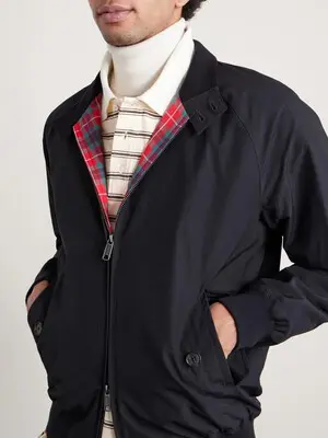 BARACUTA G9 Shell Harrington Jacket - Black