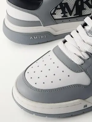 Amiri Classic Low Leather Sneakers - Gray