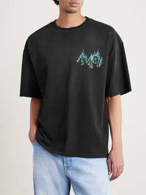 Amiri Logo-print Cotton-jersey T-shirt