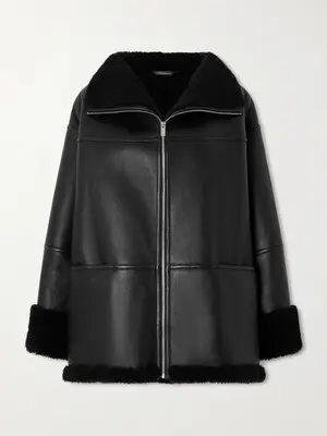 Women's Shearling Black Jackets