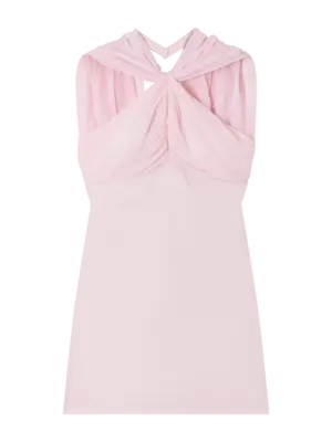 Posse Solene Ruched Mini Dress - Pink