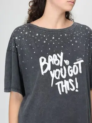 Liu Jo Embellished Graphic T-shirt