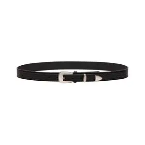 LEMAIRE Minimal Western Belt - Black