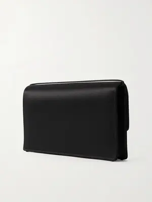 Jennifer Chamandi Le 8 Crystal-embellished Satin Clutch