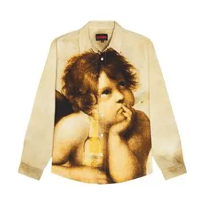 PLEASURES Cherub Button-up Shirt