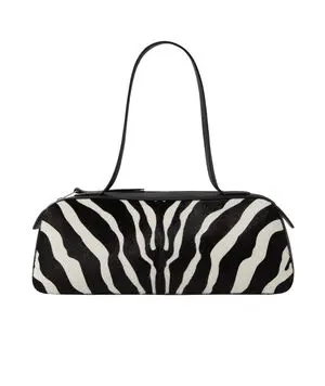 Khaite Simona Zebra-print Shoulder Bag - Animal Print