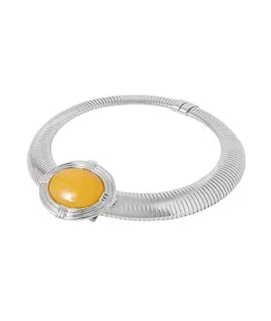 JULIETTA Hera Citrine Necklace - Silver