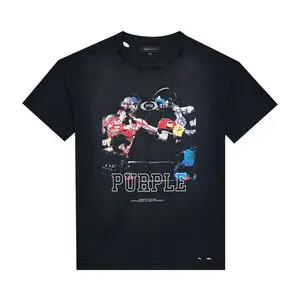PURPLE BRAND Textured Inside Out T-shirt