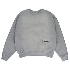 PURPLE BRAND Fleece Crewneck Sweatshirt