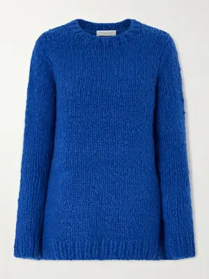 Gabriela Hearst Lawrence Cashmere Sweater - Bright Blue