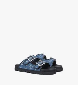 Mcm Monogram Jacquard Sandals