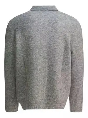 Nn07 Alfie Zip-textured Polo Shirt
