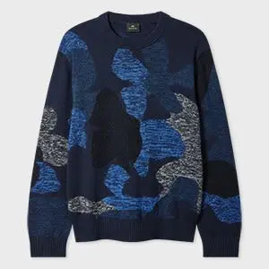 Paul Smith PS Paul Smith Floral Sweater - Blue