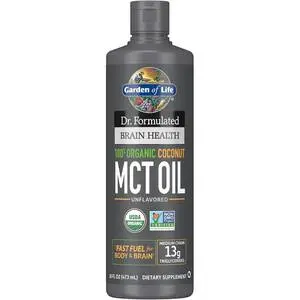 GARDEN OF LIFE Dr. Formulated Brain Health 100% Organic Coconut Mct Oil - One-color