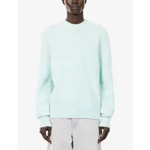 TOM FORD Crew Neck Brushed-knit Alpaca-blend Jumper - Frost