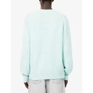 TOM FORD Crew Neck Brushed-knit Alpaca-blend Jumper - Frost