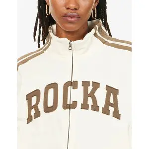 RU & ROCKA Striped Cotton Jacket - Cream