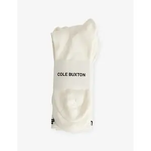 COLE BUXTON Logo-print Sports Socks - White Twin Pack