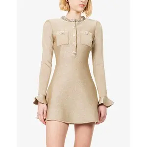 SELF-PORTRAIT Knitted Mini Dress