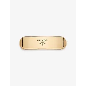 Prada Metal Hair Clip - Gold/silver