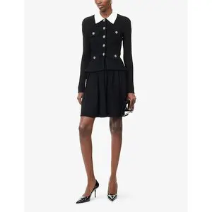 SELF-PORTRAIT Tailored Knitted Mini Dress