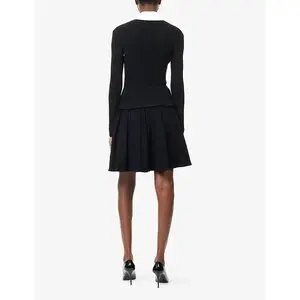 SELF-PORTRAIT Tailored Knitted Mini Dress