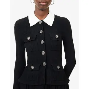 SELF-PORTRAIT Tailored Knitted Mini Dress