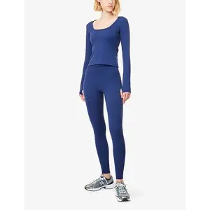 THE COUTURE CLUB Stretch-woven Sculpt Scoop-neck Top