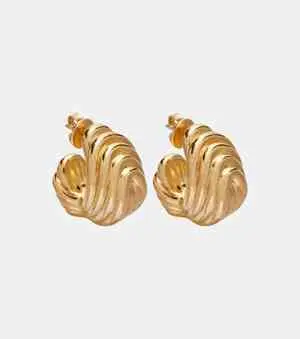 Bottega Veneta Plated Sterling Silver Earrings - Gold