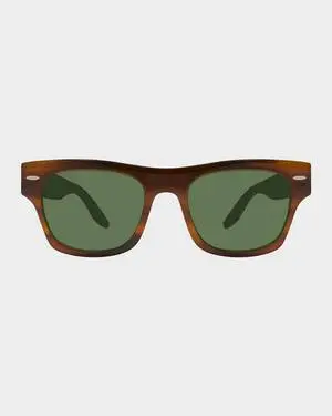 Barton Perreira 53mm Square Sunglasses - Monarch To
