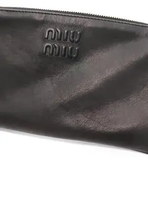 Miu Miu 2020s Embossed Leather Shoulder Bag
