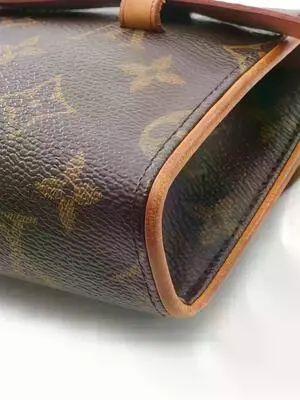 LOUIS VUITTON Florentine Monogram Clutch Bag - Brown