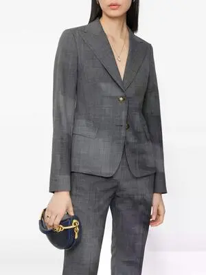 Burberry Single-breasted Wool Blazer