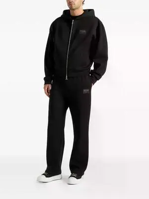 Manière De Voir Avery Logo-patch Wide-leg Track Pants