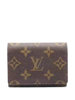 LOUIS VUITTON 2005 Amberop Cult De Visit Monogram Wallet - Brown