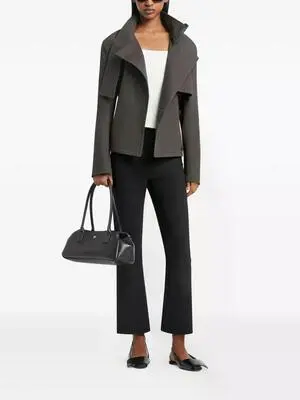 COURREGES Buckle-detail Cotton Jacket - Grey