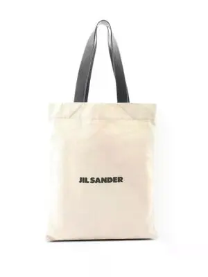 JIL SANDER 2010s Logo-print Tote Bag
