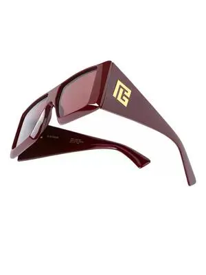 Balmain B-stage Square-frame Sunglasses - Brown