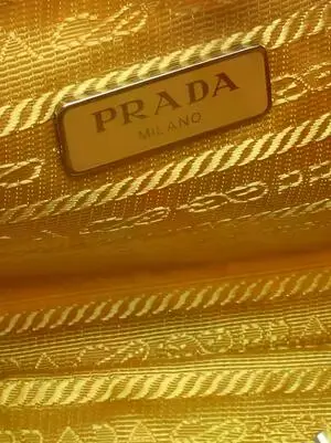 Prada 2005 Re-edition Shoulder Bag - Yellow