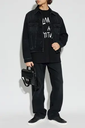 Balmain T-shirt With Print - Black