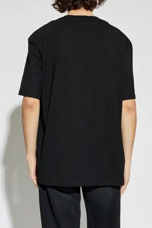 Balmain T-shirt With Print - Black
