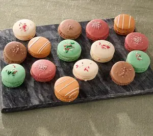SAVOR PATISSERIE 15pc Holiday French Macarons In Boxes - One-color